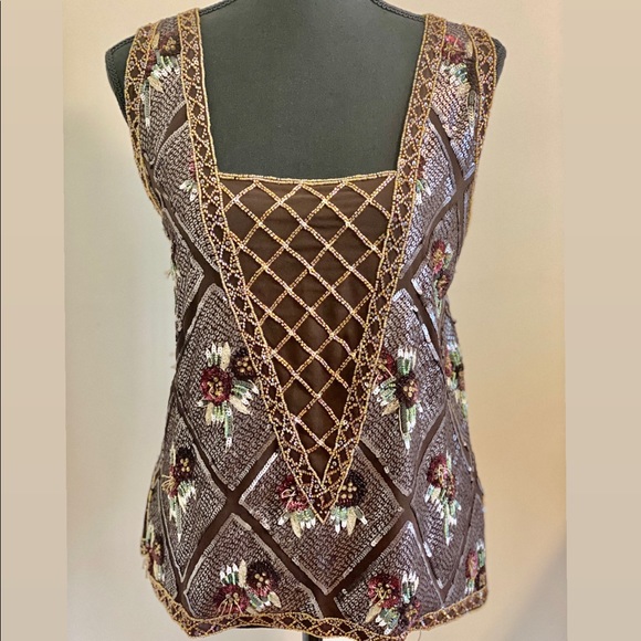 VENUS | Tops | Venus Stunning Sequin Sleeveless Tank Top | Poshmark